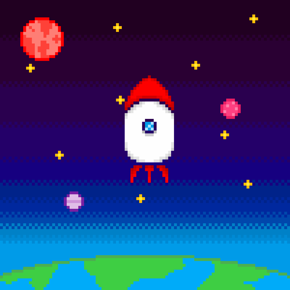 Pixilart - space ship by llama-kin