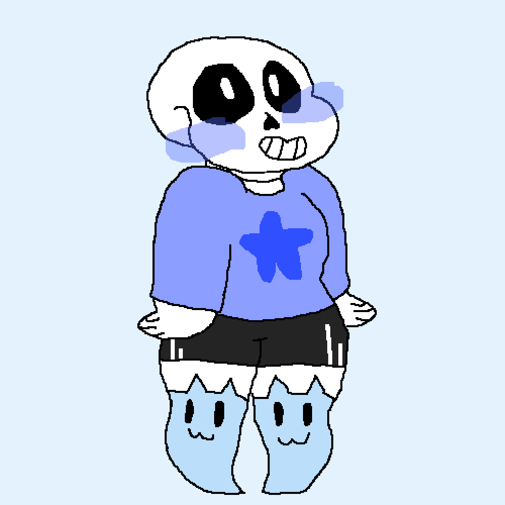 Pixilart - sans outfit by rottingvampire