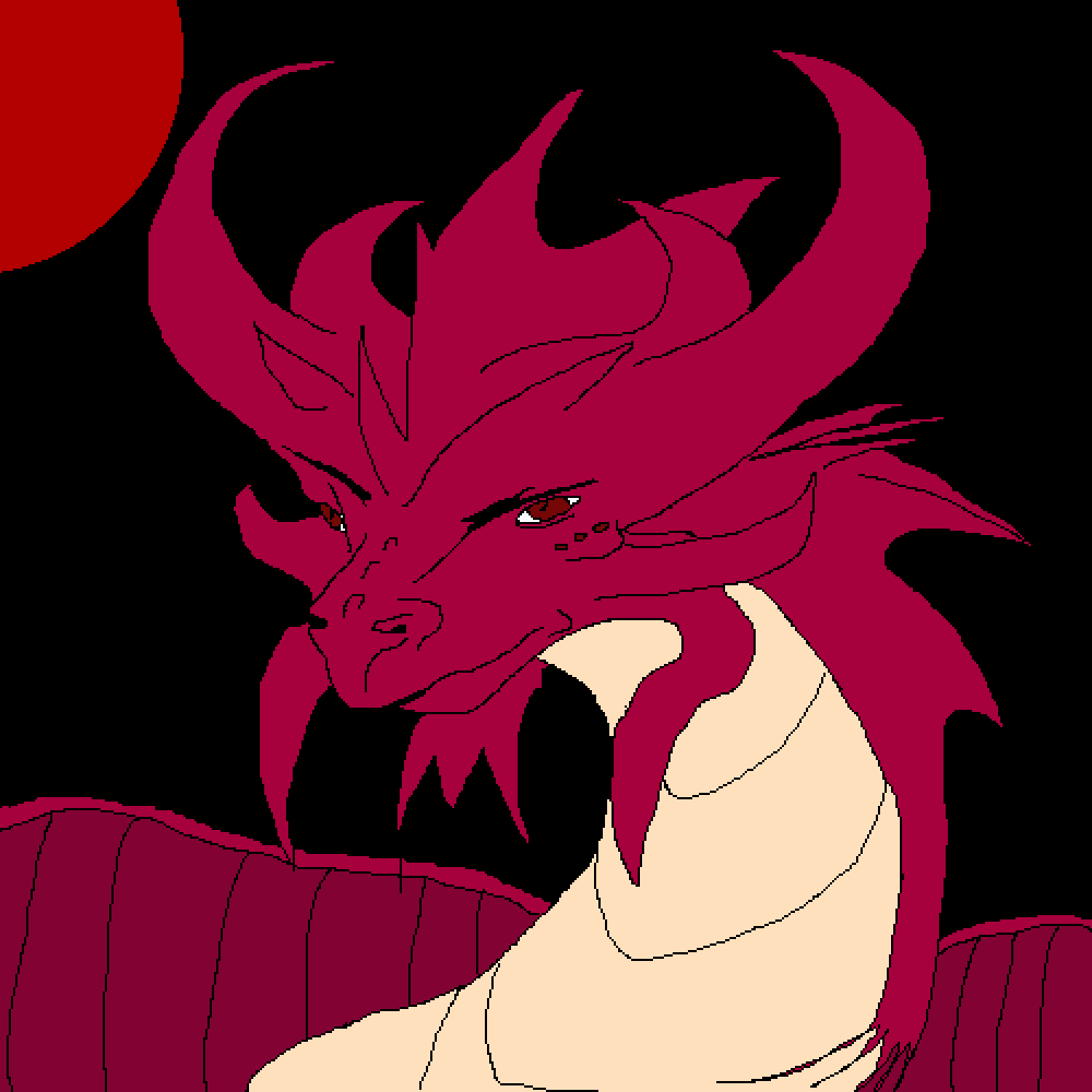 Pixilart - Blood Dragon by LunarImmortals