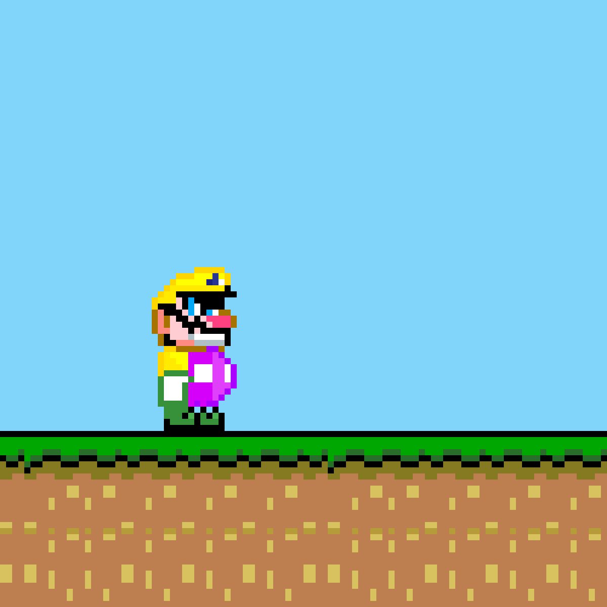 Pixilart - Wario SMW by DogPond4