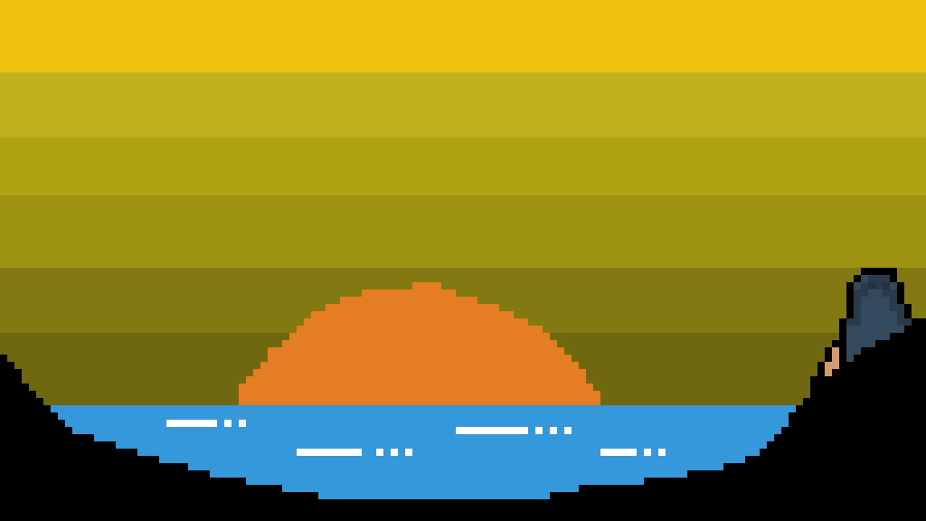 Pixilart - Pretty sunrise by Leniyah