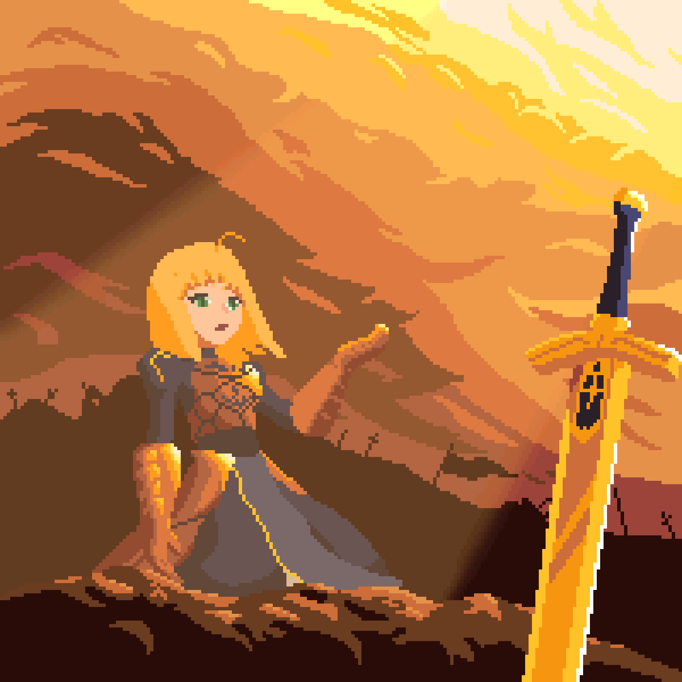 Pixilart - Saber Animation by nep505