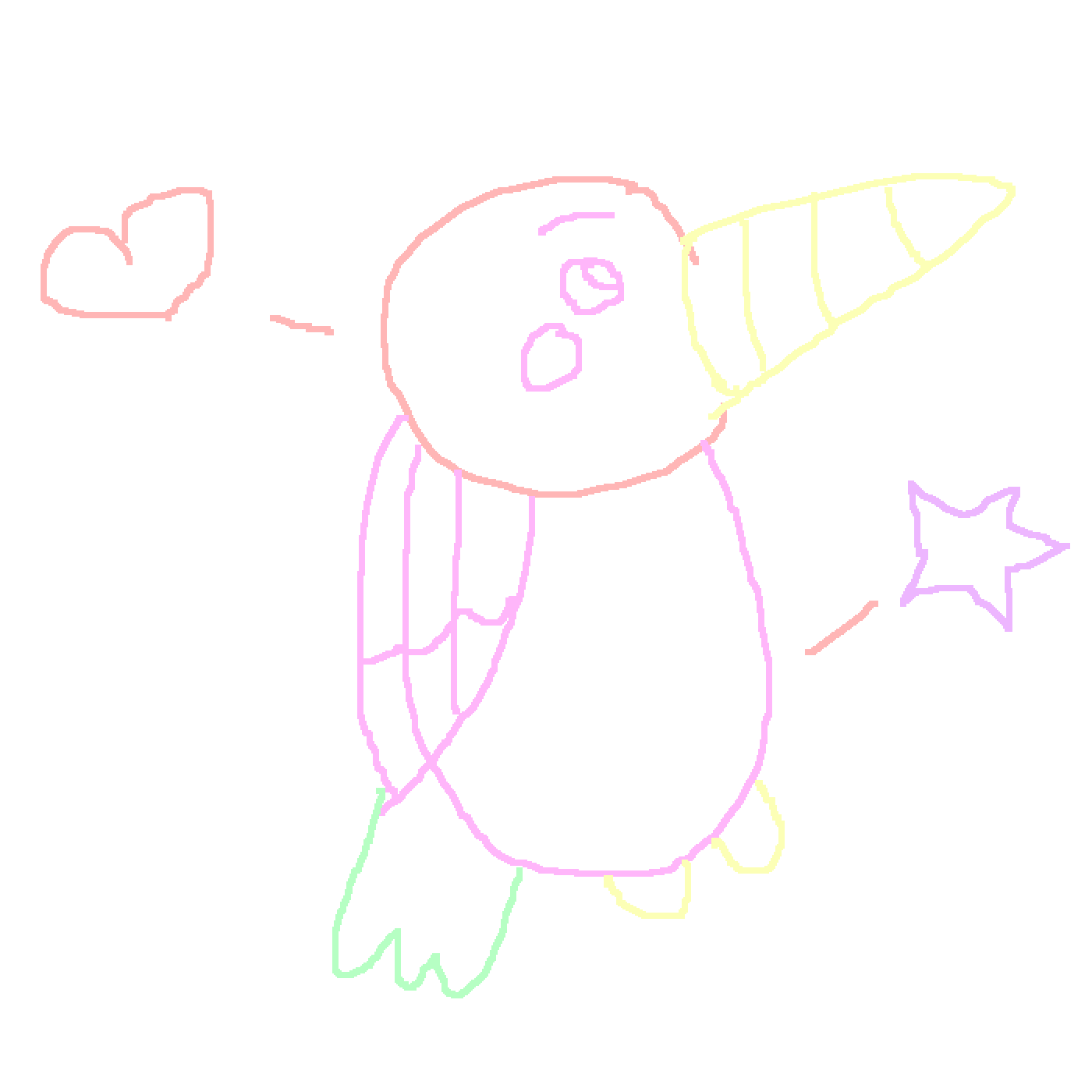 Editing Cute toucan base - Free online pixel art drawing tool - Pixilart