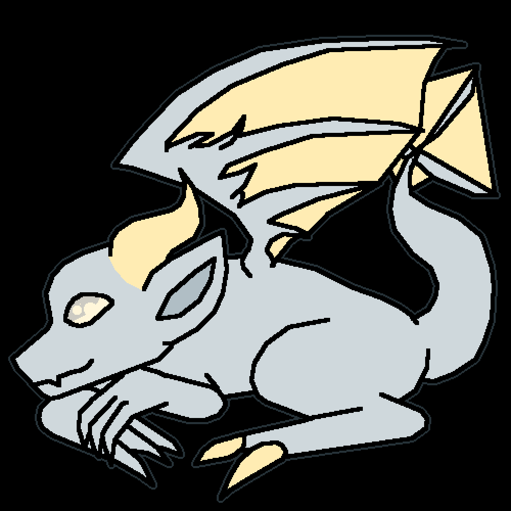 Pixilart - A doodle of a dragon by CrypticCrows