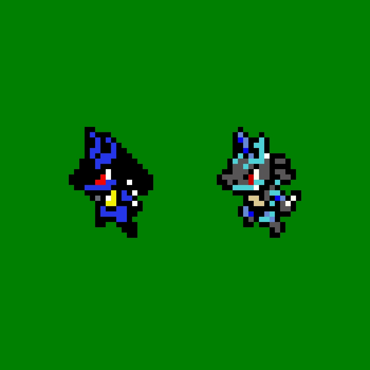 Riolu Pixel Art Riolu Full Art | EBay