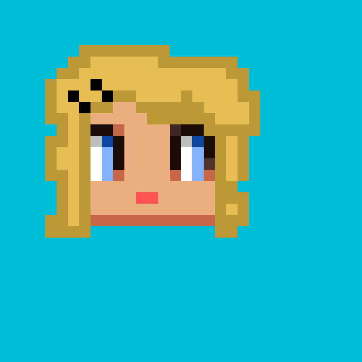 Pixilart - My first face by pixelqueen2020