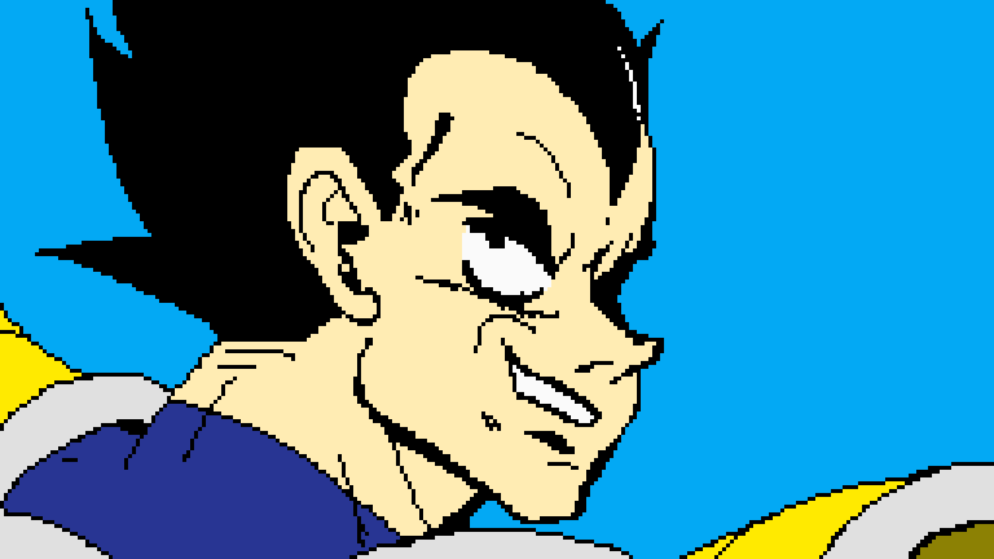 Pixilart - 80 s comic Vegeta by R-S101