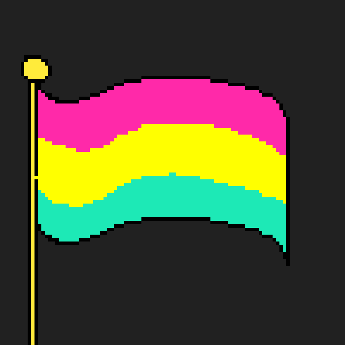 Editing The pan flag - Free online pixel art drawing tool - Pixilart