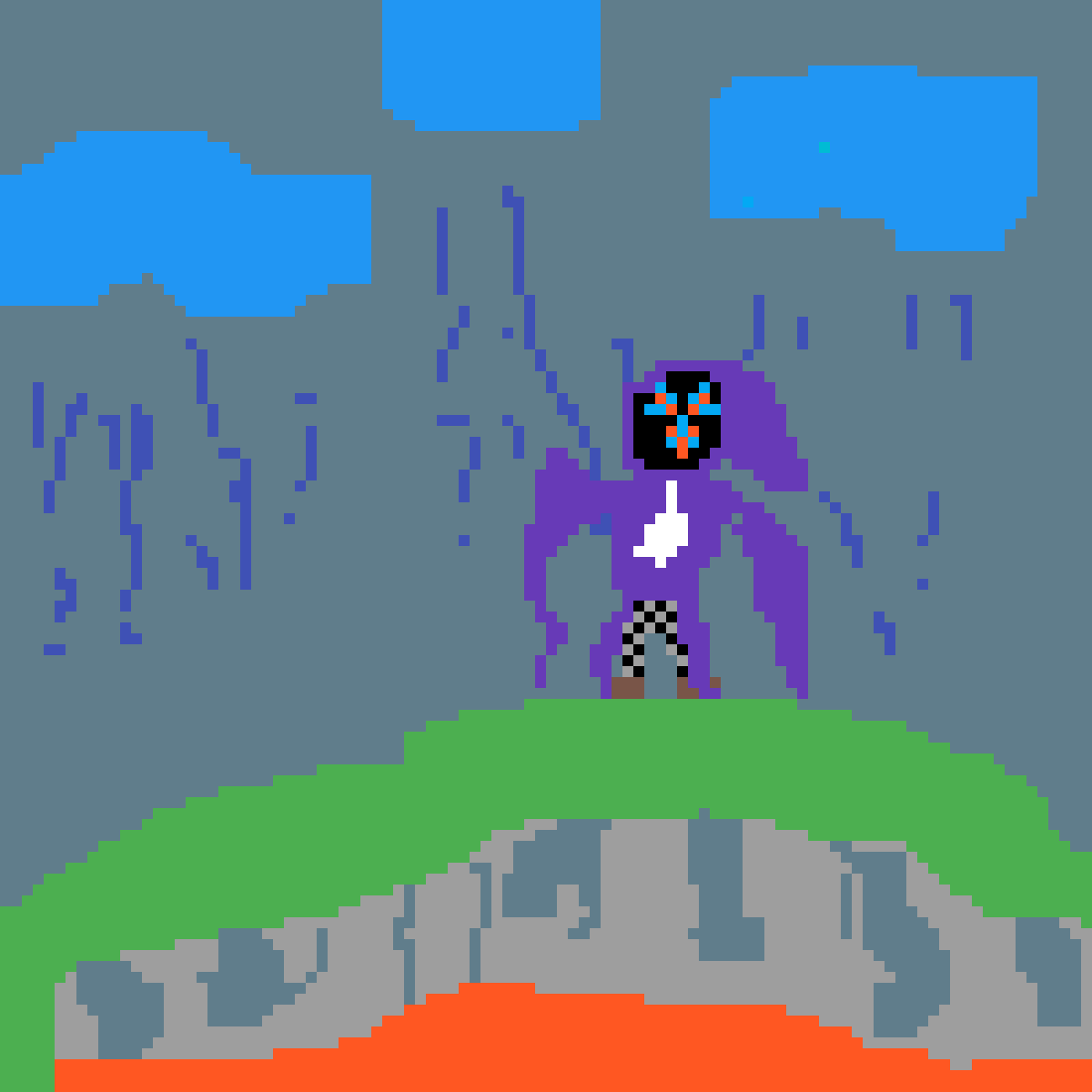 Pixilart - weather god by Anonymous