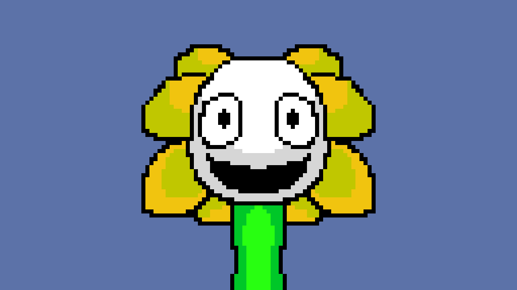 Pixilart - Undertale Flowey by Froxythewolf201