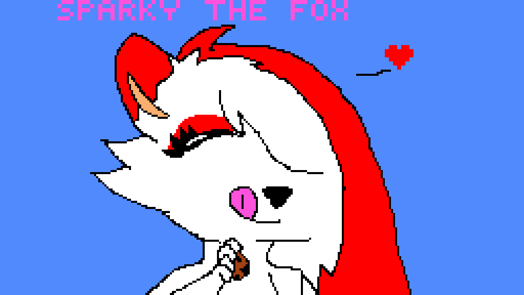 Editing Sparky the fox - Free online pixel art drawing tool - Pixilart