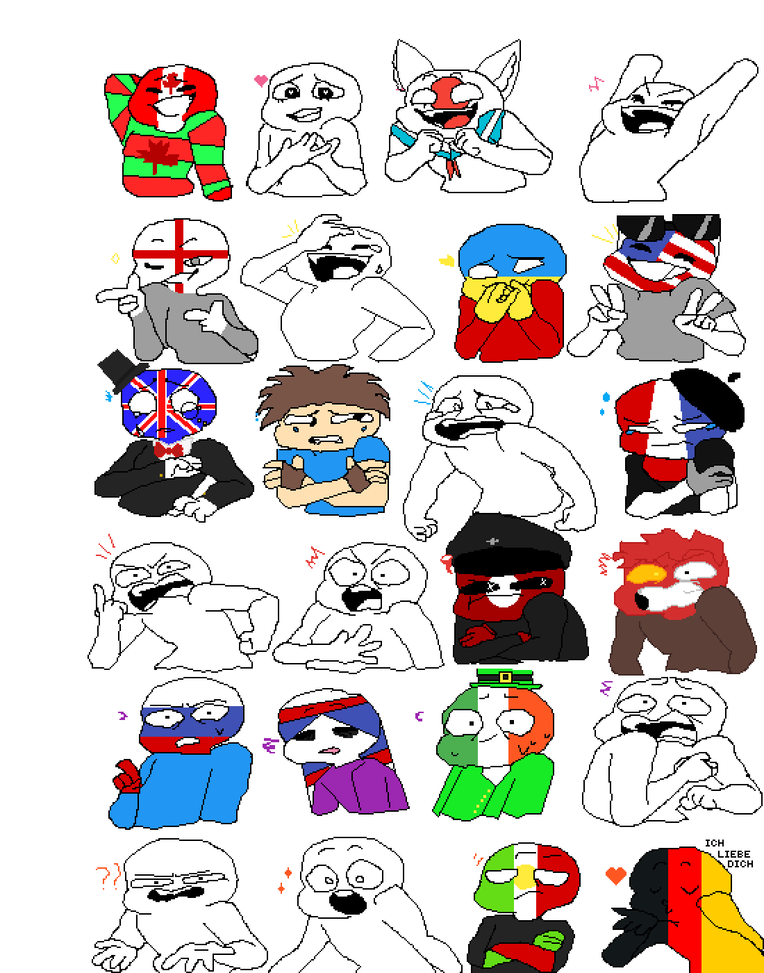 Editing I made russia Uwu - Free online pixel art drawing tool - Pixilart