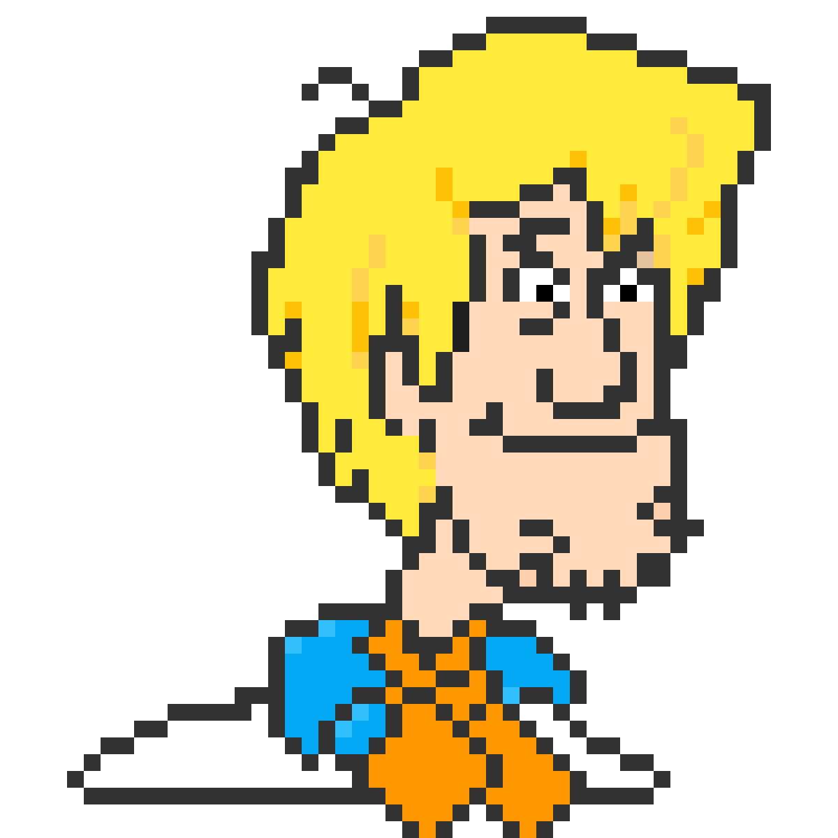Pixilart - Pixel Fred-like Shaggy by nikoloto