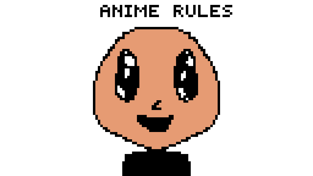 Pixilart - anime rules by LightningFur