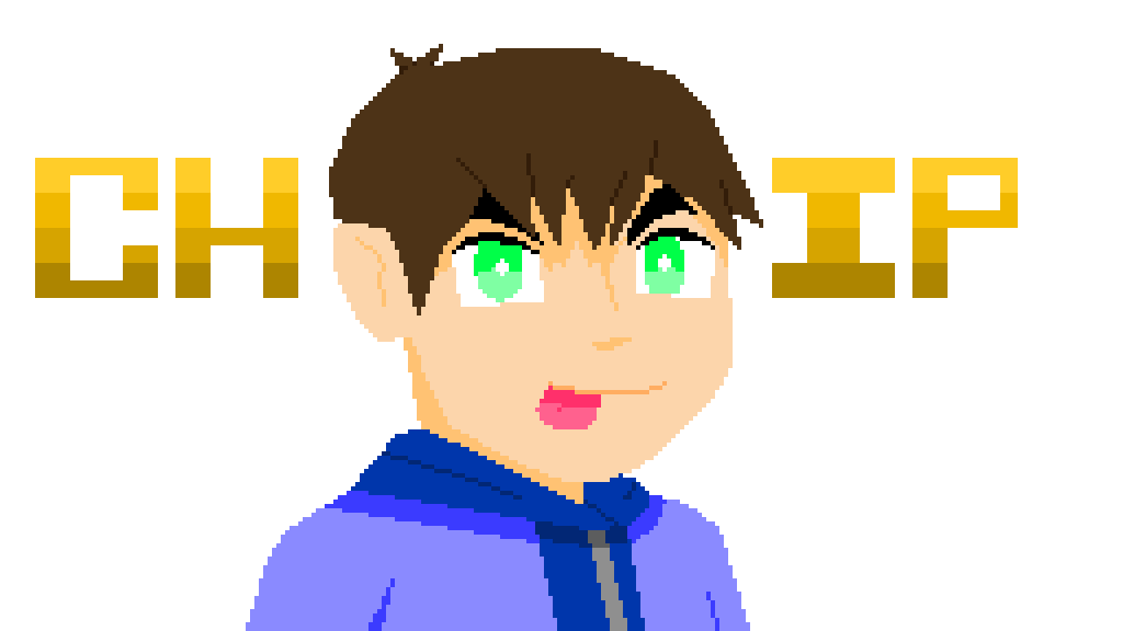 Pixilart - my best friend, chip by Puggo