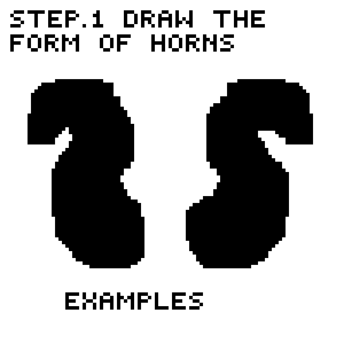Editing horn tutorial - Free online pixel art drawing tool - Pixilart