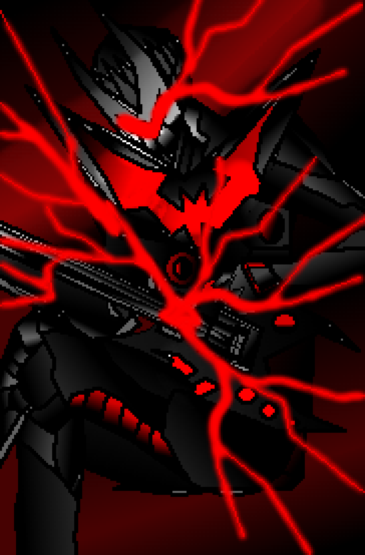 Pixilart - the electric shadow by CYBERWOLF-art