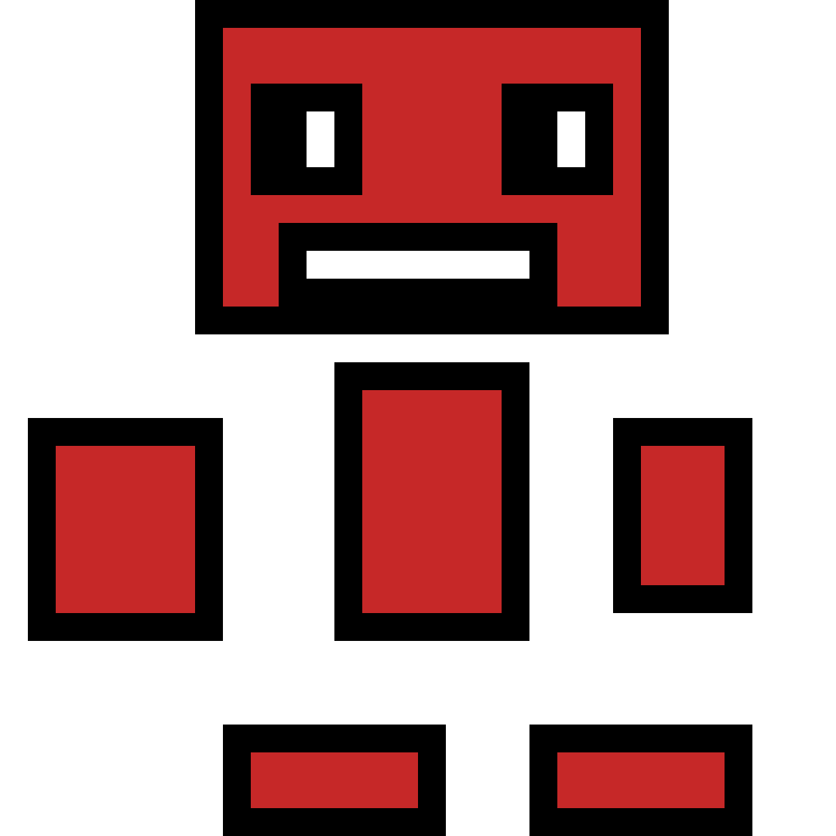 Pixilart - block cube boy by ArtistTheArtist