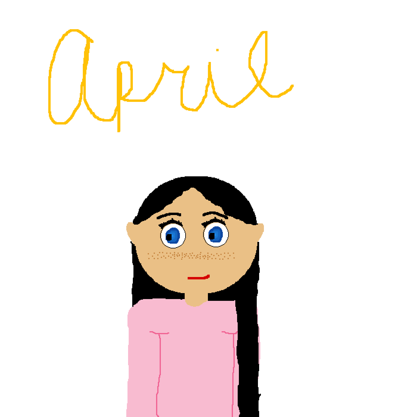 Pixilart - April oc by jpickett