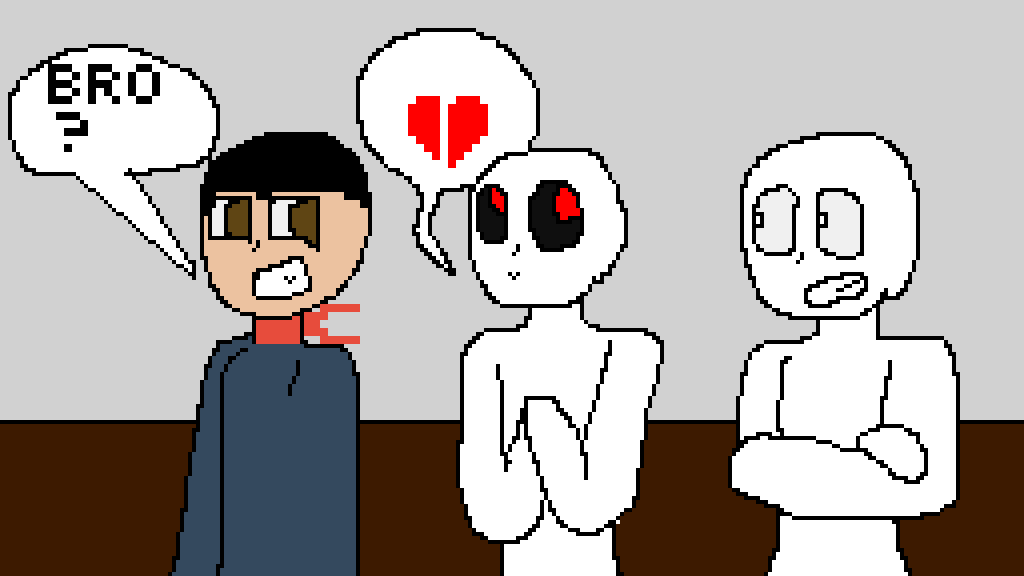 Editing One creepy friend collab - Free online pixel art drawing tool ...