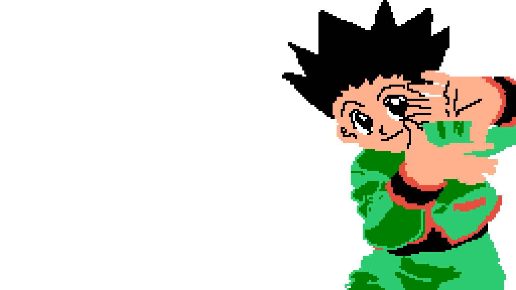 Editing Hunter X Hunter - Free online pixel art drawing tool - Pixilart