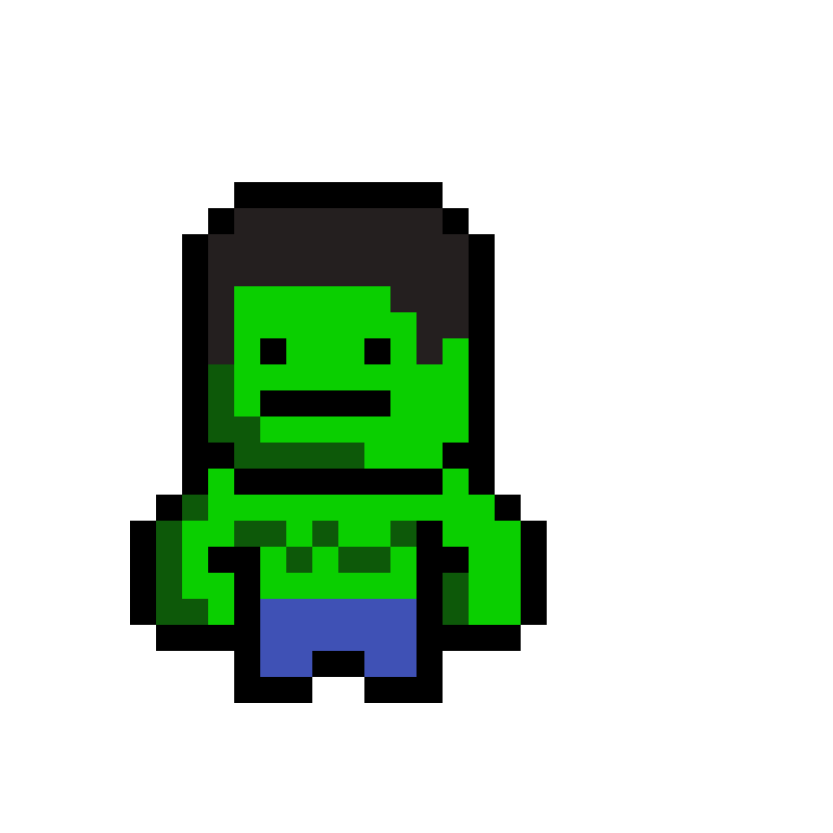 Editing Hulk! - Free online pixel art drawing tool - Pixilart