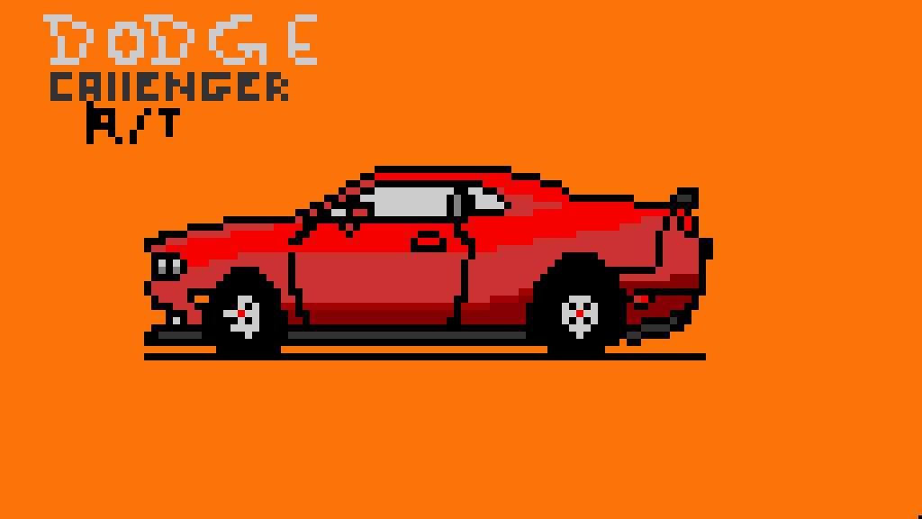 Editing 2009 Dodge Challenger R/T - Free online pixel art drawing tool ...