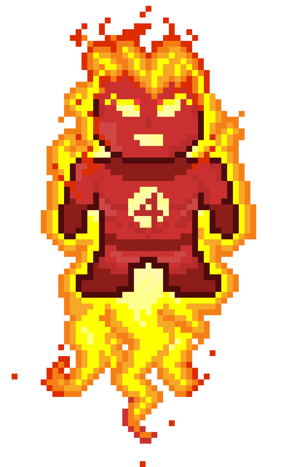 Pixilart - human torch by garrett5