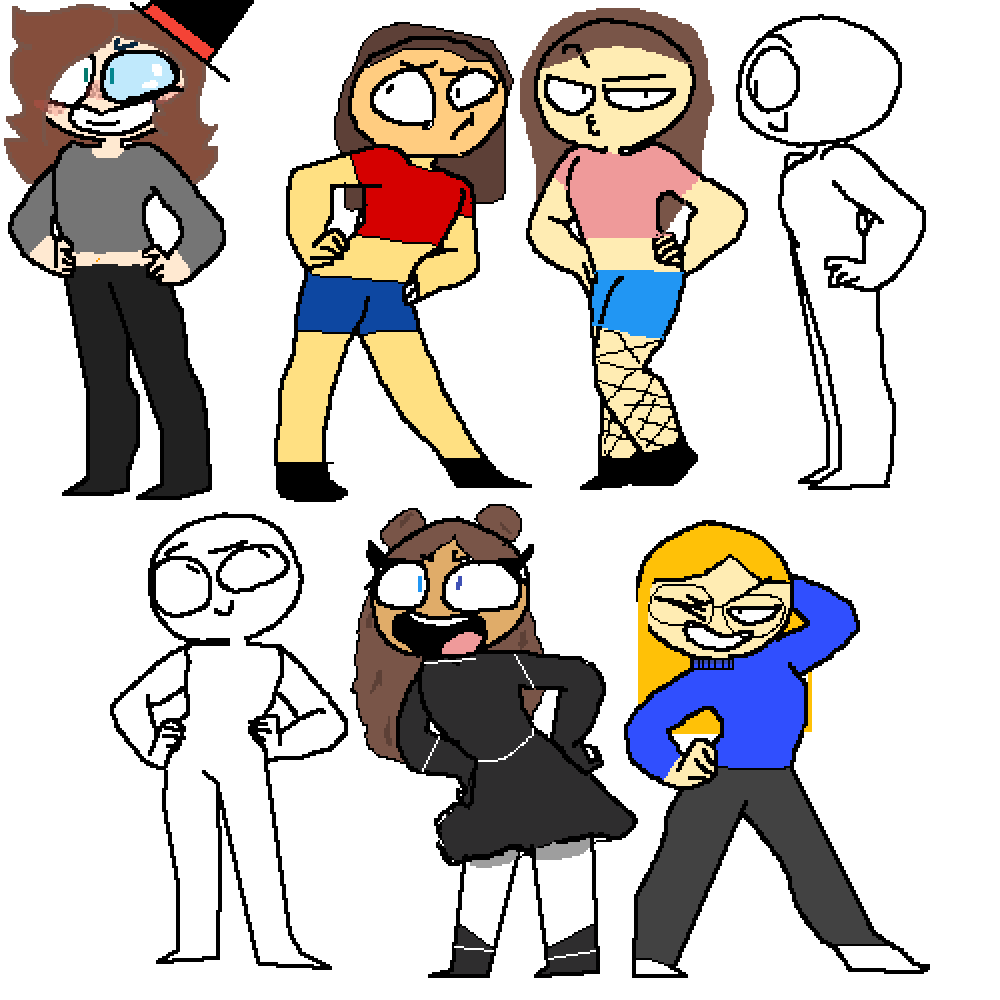 Editing cutey - Free online pixel art drawing tool - Pixilart