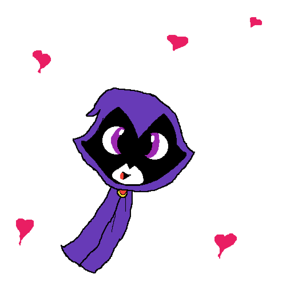 Pixilart - raven (fanart) by Derpy1girl