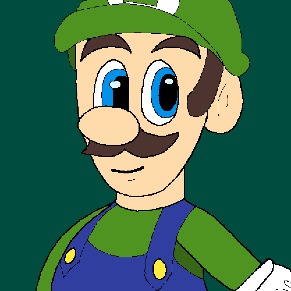 Pixilart - Luigi by FartNPanda
