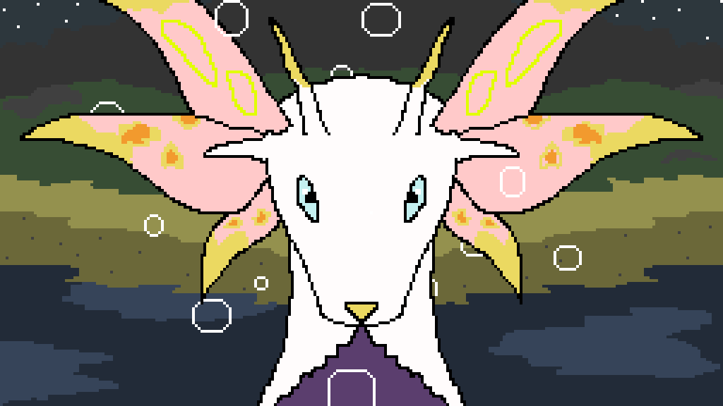 Pixilart - Mizutsune "Bubble Fox Wyvern" by EmeraldSerpent