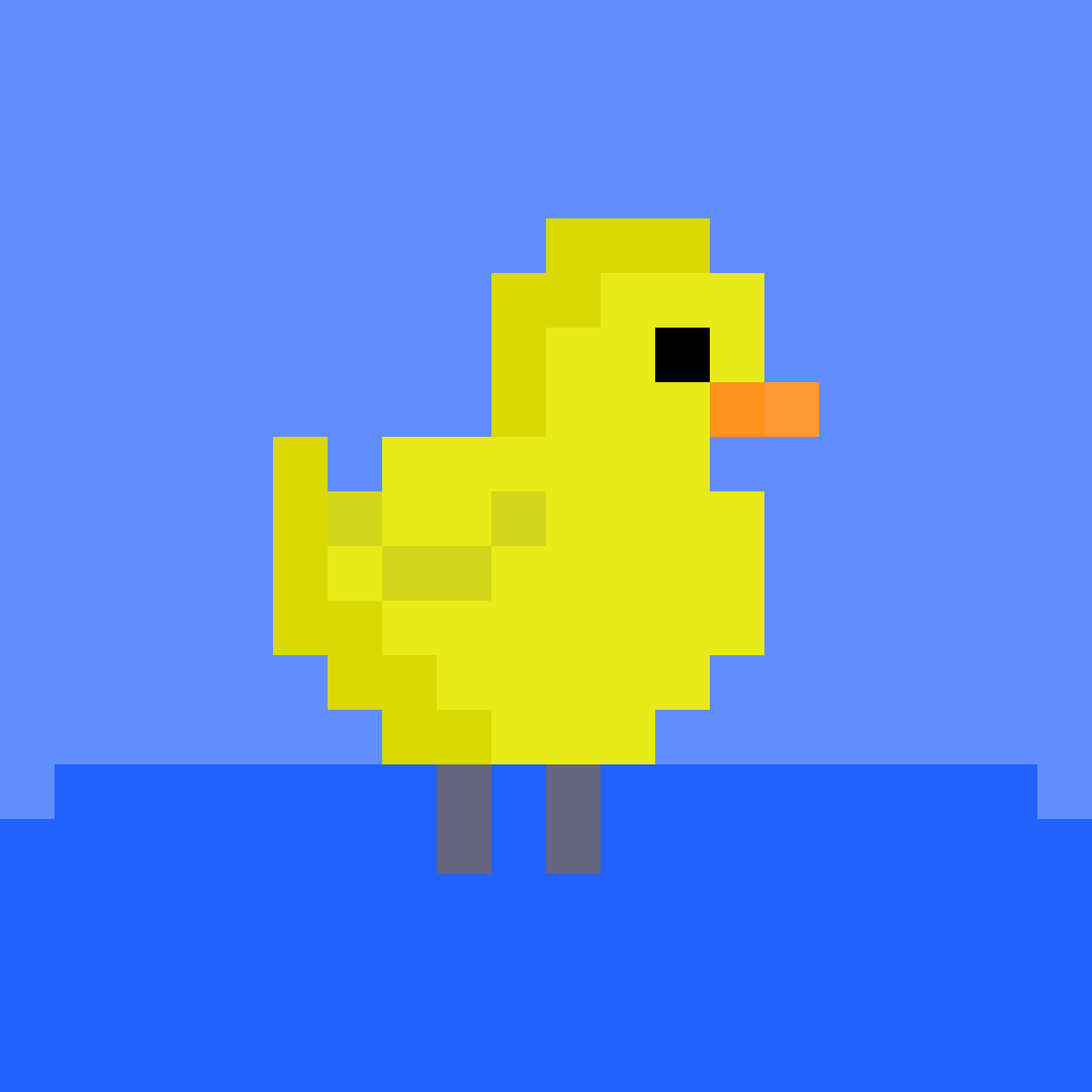 Pixilart - Duck Gif by GalaxxyWolf