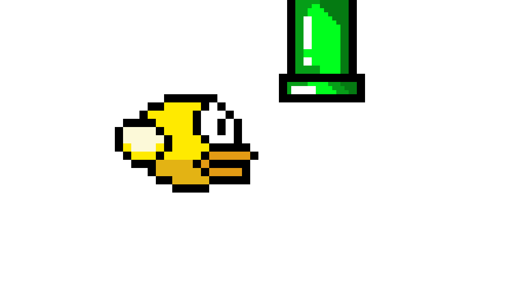 Editing Flappy bird - Free online pixel art drawing tool - Pixilart