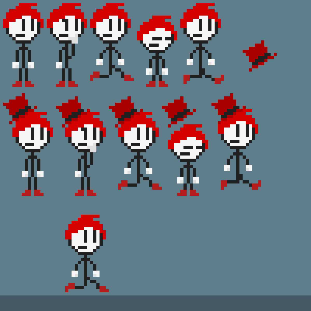 Pixilart - Firey Pryon Sprites by BrobieDrawings