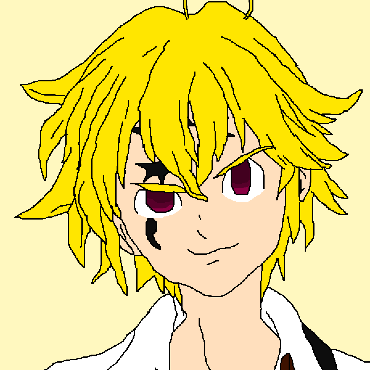 Pixilart - Meliodas by Yuki-Hoshiko