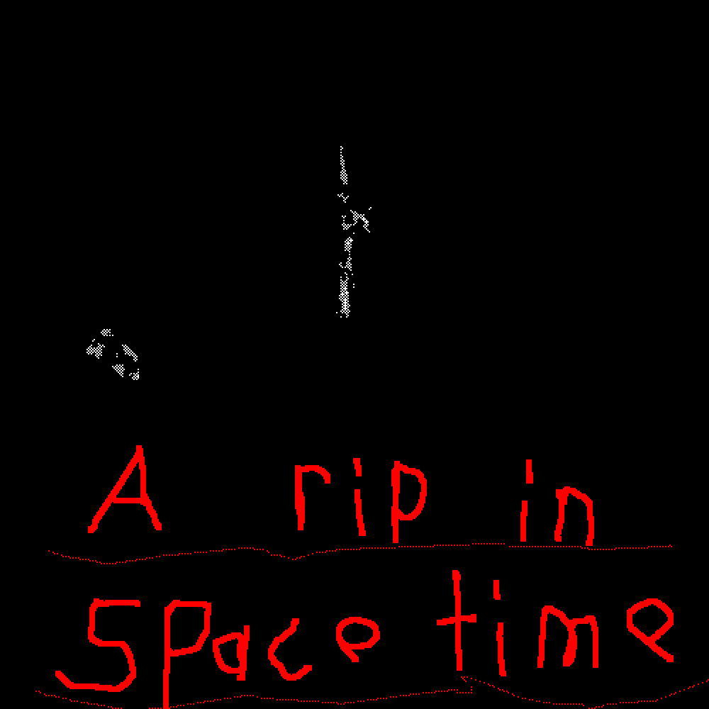 Pixilart - a rip in space time by jacob666
