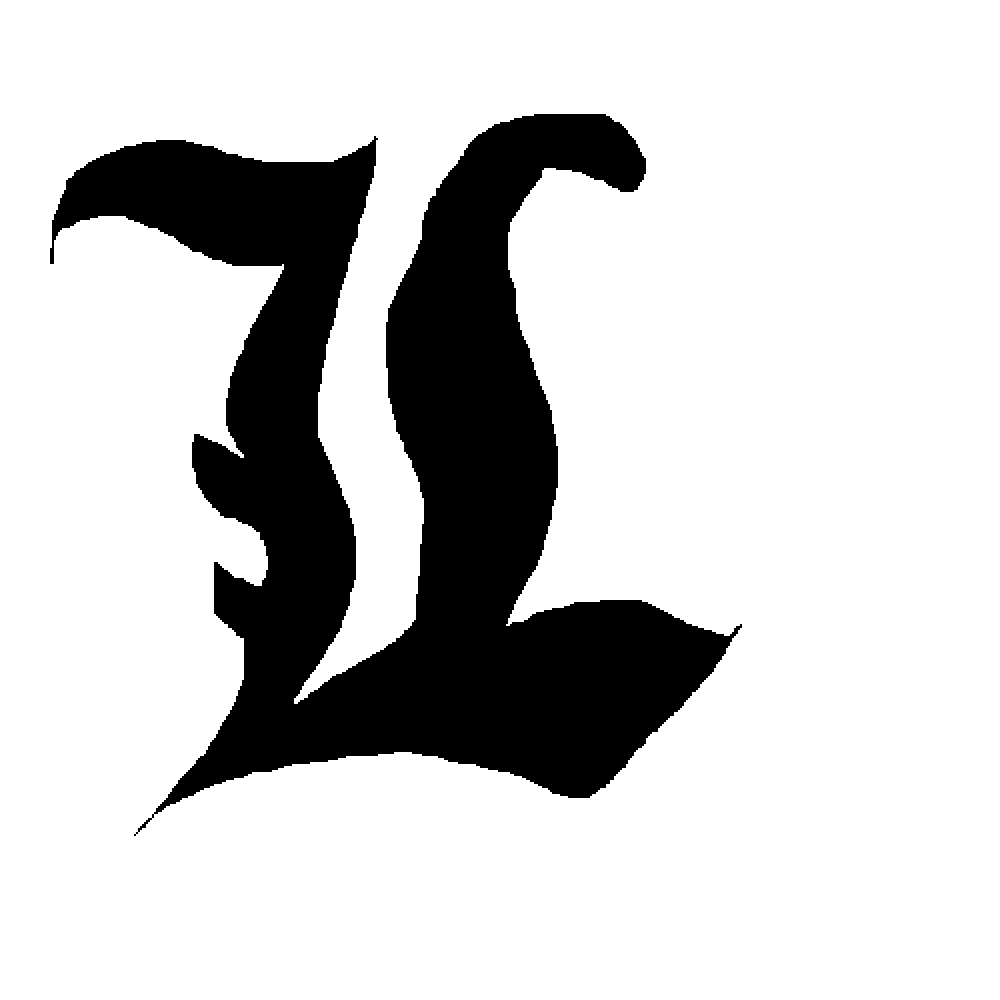 Pixilart - L death note by jjoestarkinnie