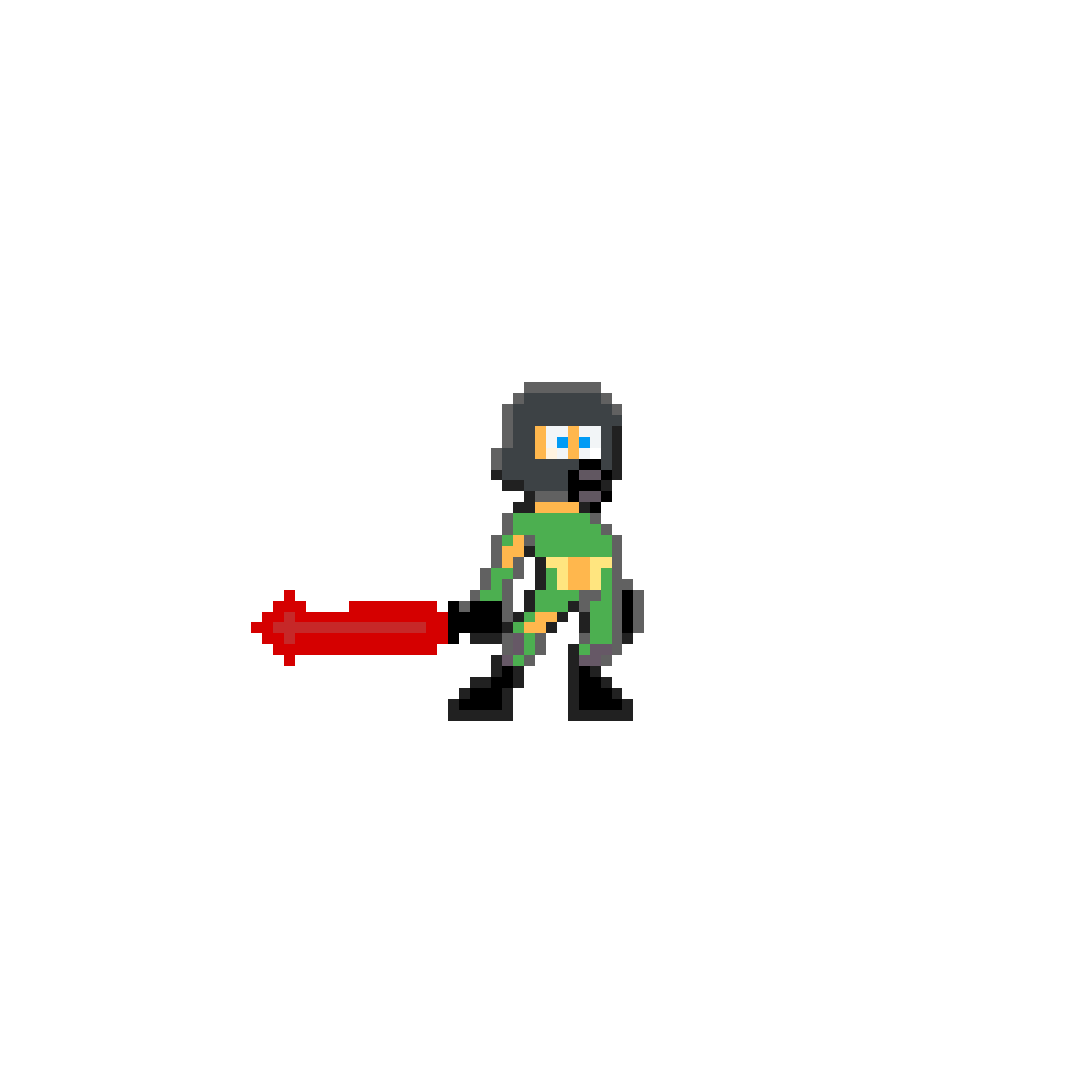 Editing Doom Slayer - Free online pixel art drawing tool - Pixilart