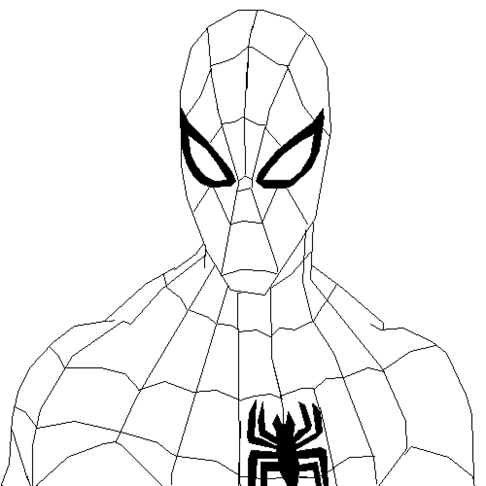Editing Spiderman base - Free online pixel art drawing tool - Pixilart