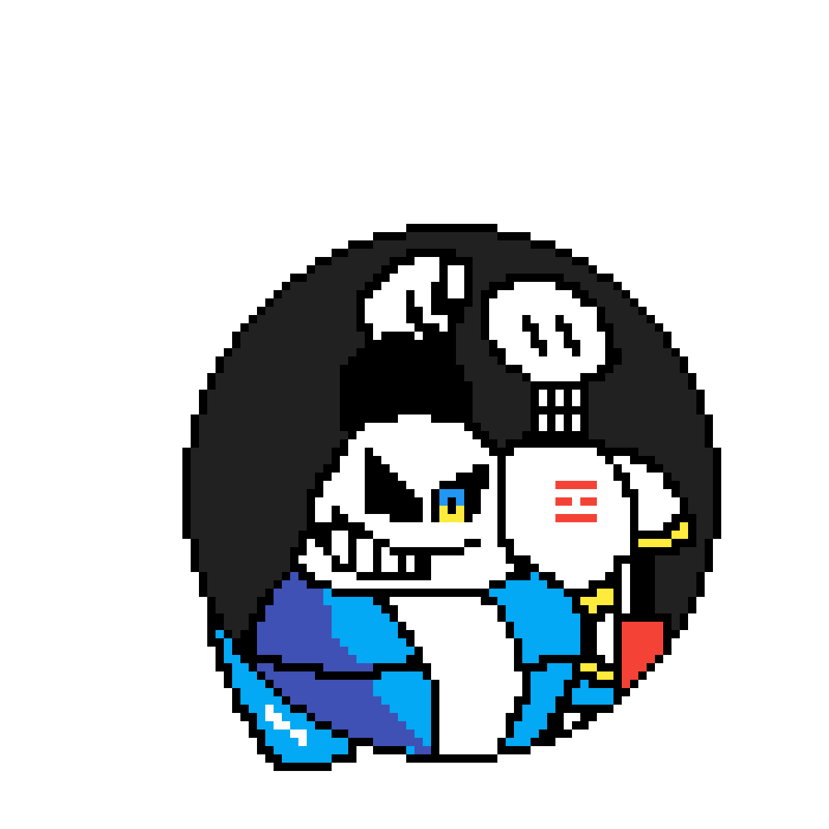 Pixilart - the skeloton team by SCPLORE