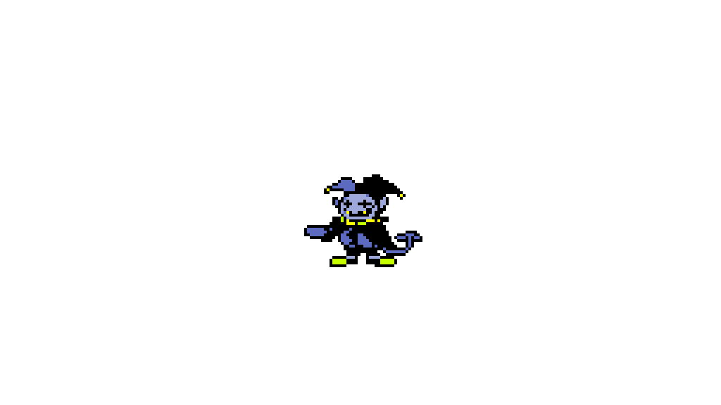 Pixilart - jevil with a shine effect by BrobieDrawings
