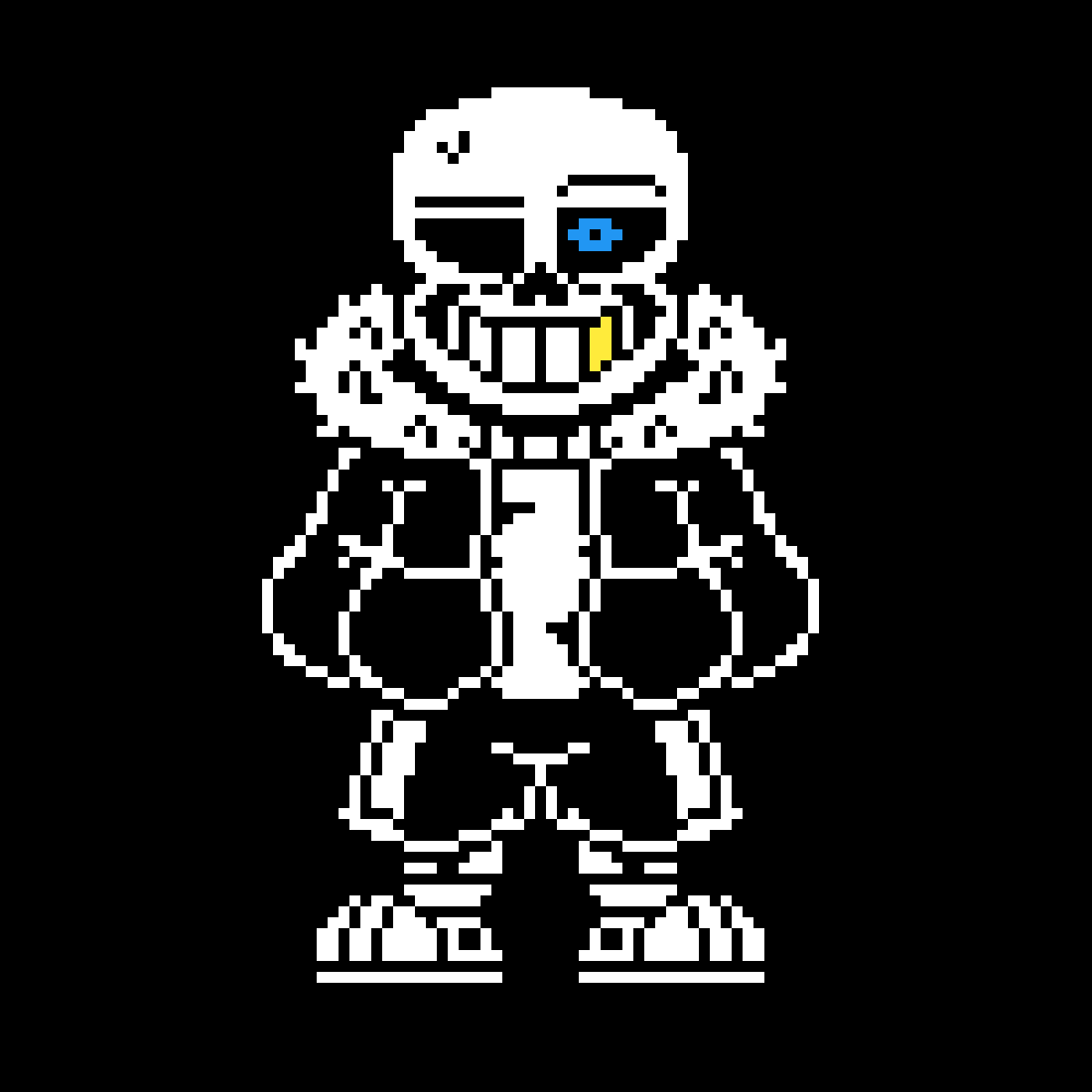 Pixilart - revertfell sans by fusion12345