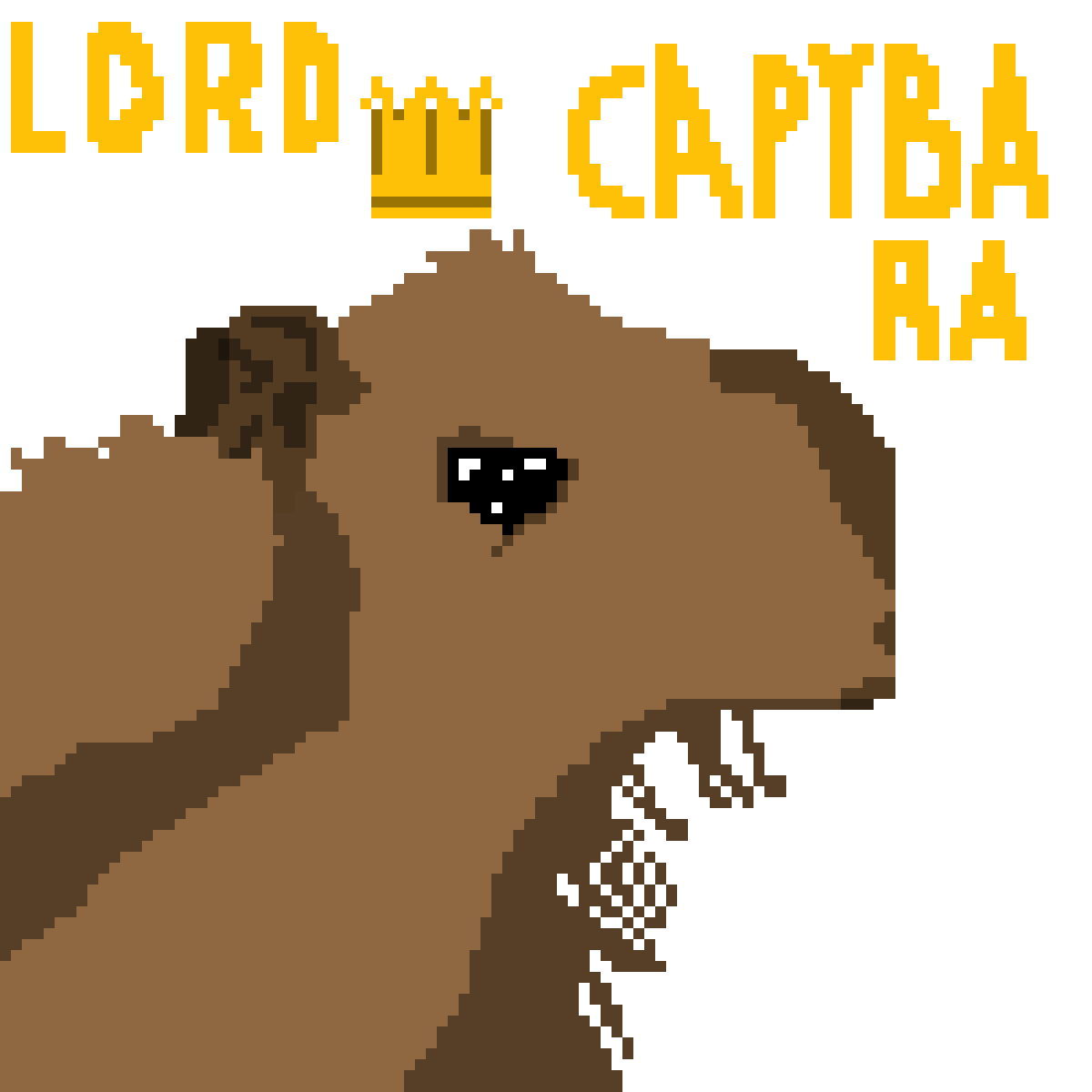 Pixilart - ---- Capybara by Xenodrawer