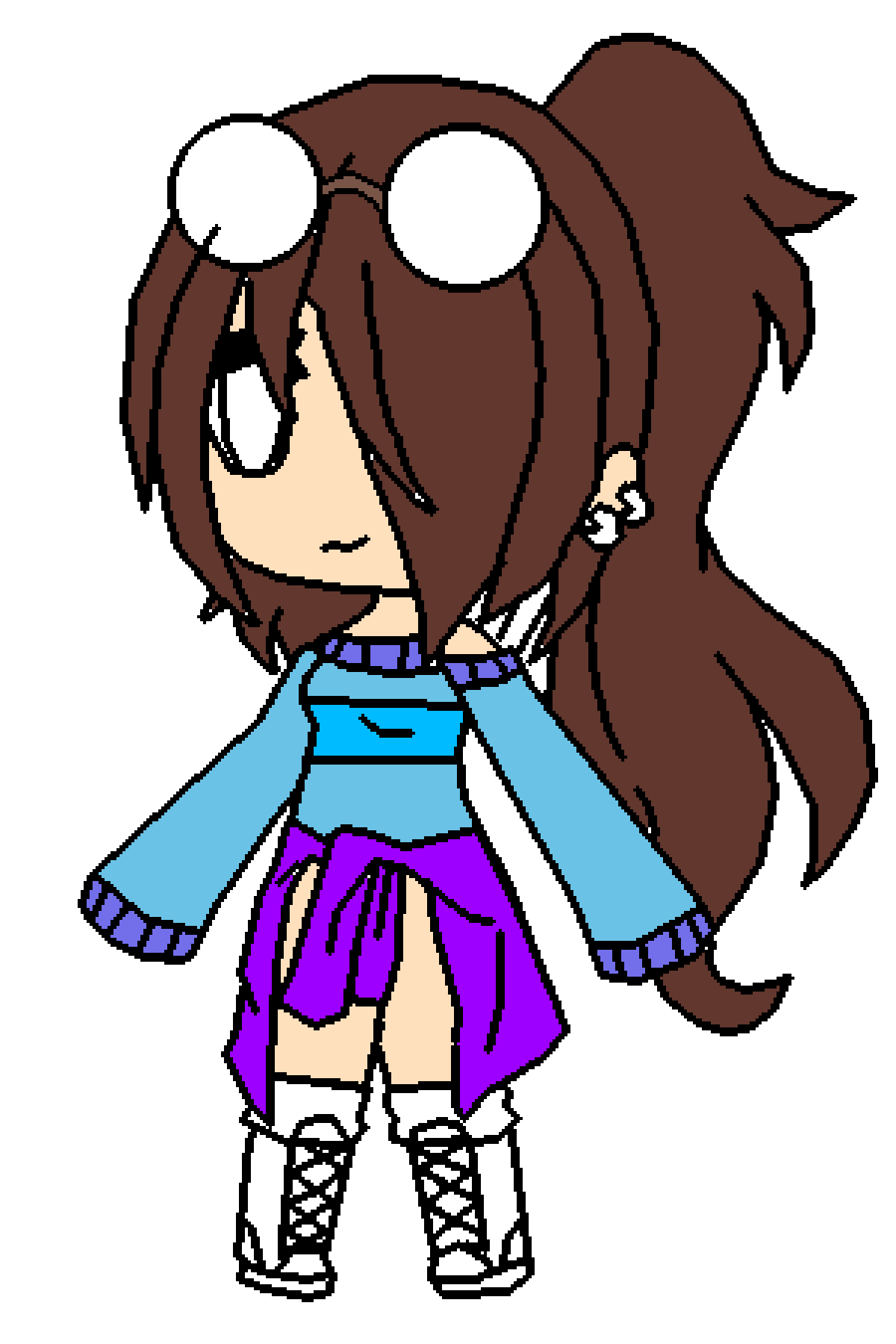 Pixilart - gacha base 8 by catybbbbbaby