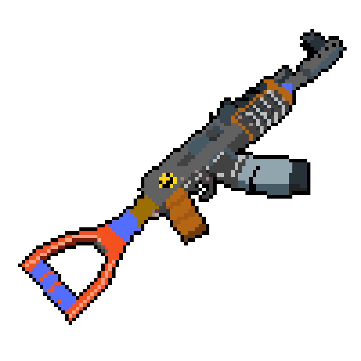 Pixilart Rust Ak47 Pixel Art By Thepixilartguy