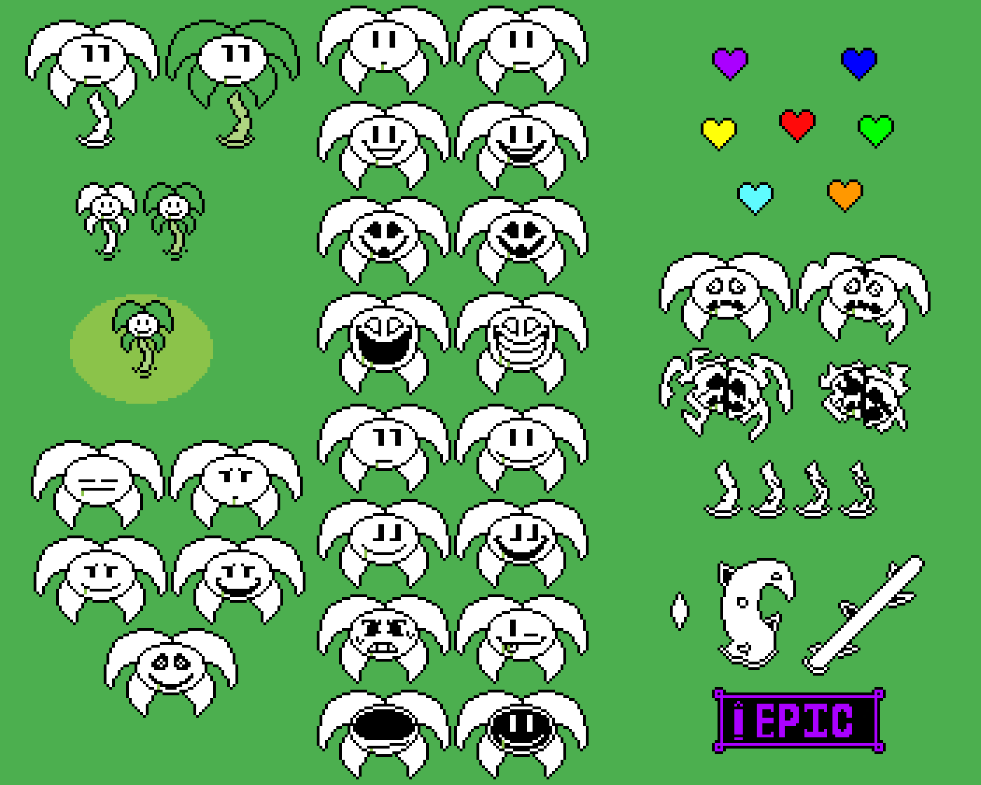 Pixilart - K Aus Flowey by Epic-Artist
