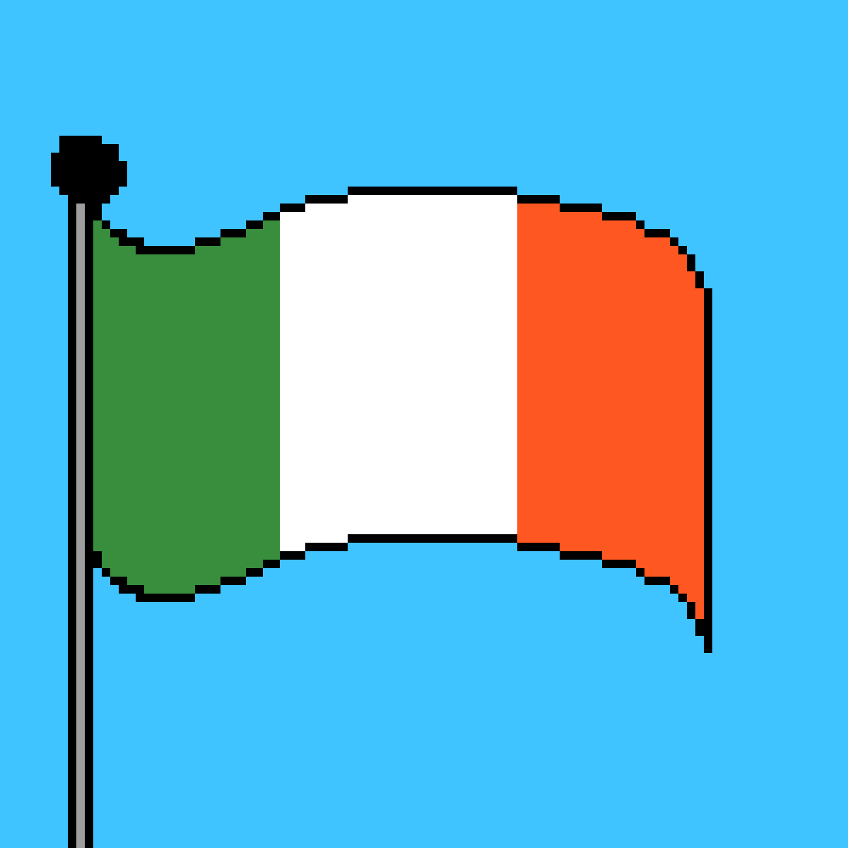Editing Irish Flag - Free online pixel art drawing tool - Pixilart