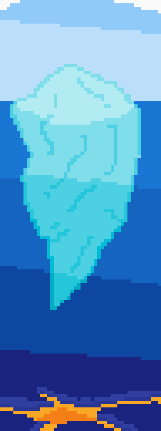 Pixilart - pixelart iceberg bl by izuchimaster456