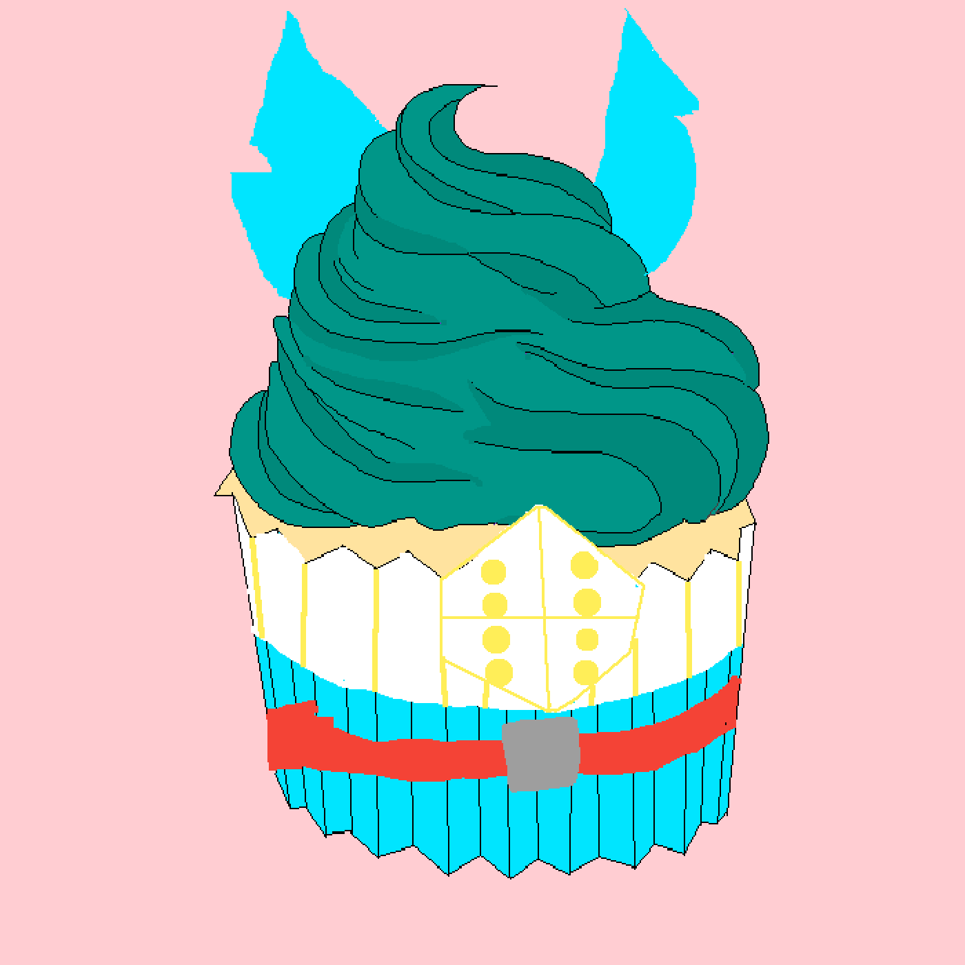 Pixilart - Deku cupcake by lil-psycho